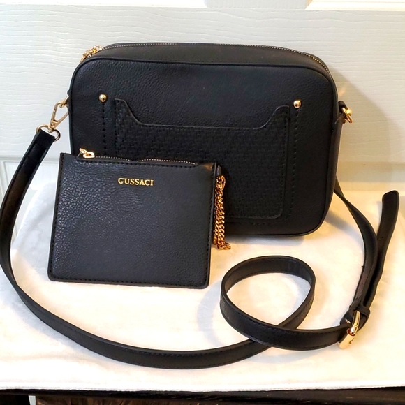 Gussaci | Bags | Gussaci Vegan Leather Womans Camera Crossbody Bag In ...